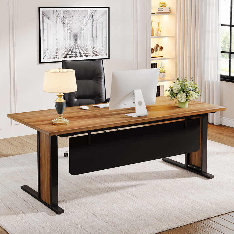 Ebern Designs 63" Large Computer Executive Desk - Wayfair Canada